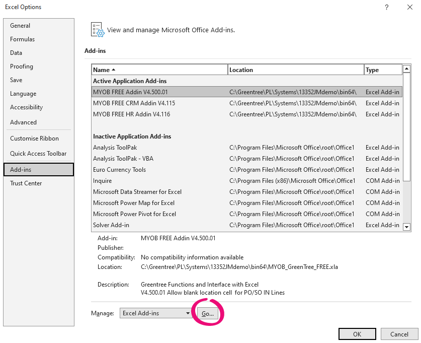 Changing FREE add-ins to use modern file formats