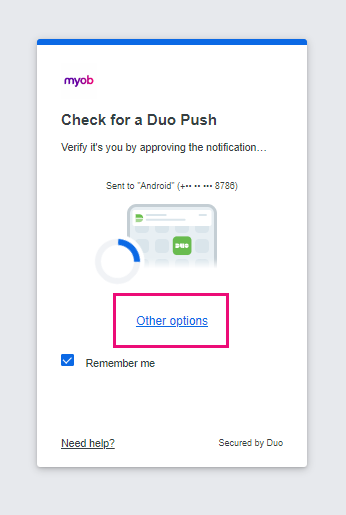 How to login to PayGlobal Online using Duo Mobile Bypass Code