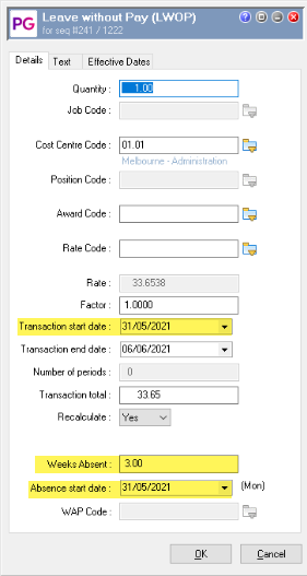 NZ - Leave Without Pay (LWOP) Information for Payroll