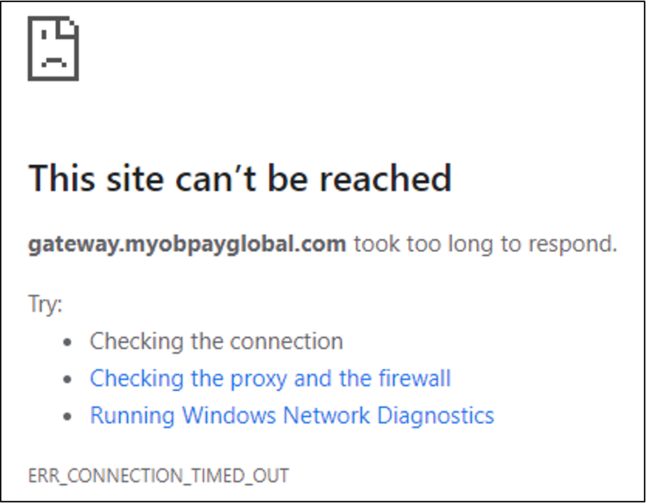 PayGlobal login errors
