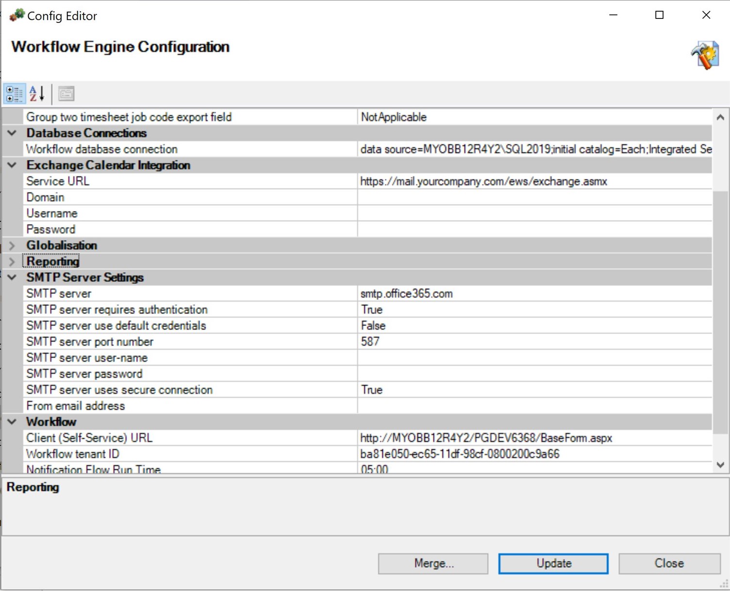 How to check your ESS SMTP configuration