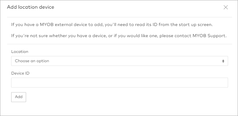 Setting up a time clock