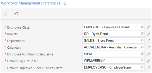 Setting up MYOB Advanced Payroll Integration