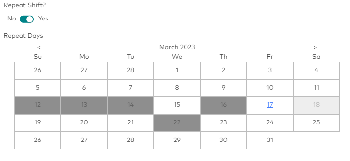Creating a roster and assigning shifts Creating a roster and assigning shifts