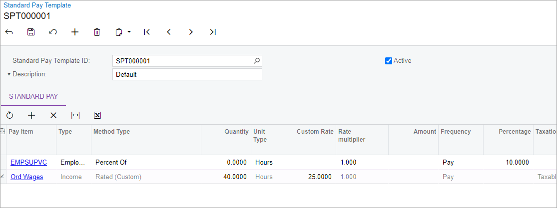 Setting up employee profiles