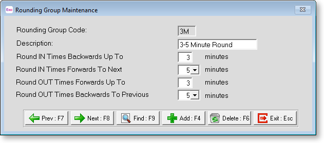 Setup Cycle Step Three: Add Rounding Groups