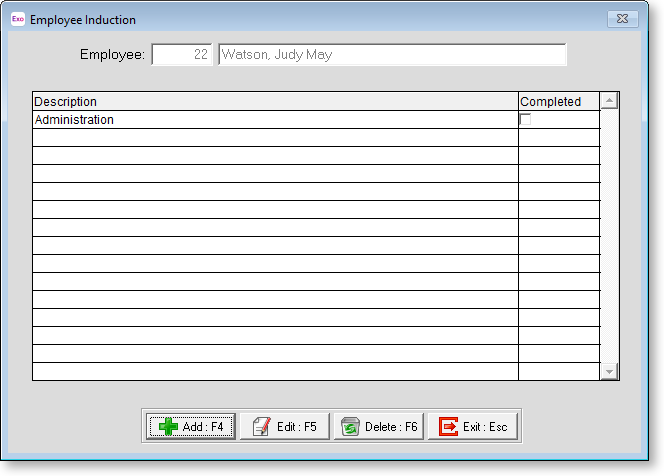 Employee Information Induction
