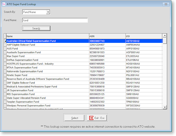 Superannuation Providers