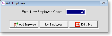 Step Seven - Add and Edit Employees