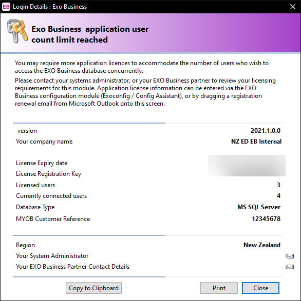 Why can't I log into Exo?