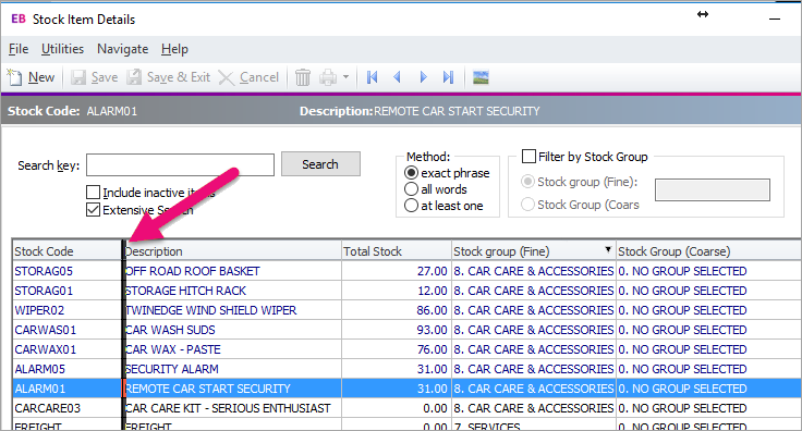 Tips for using MYOB Exo
