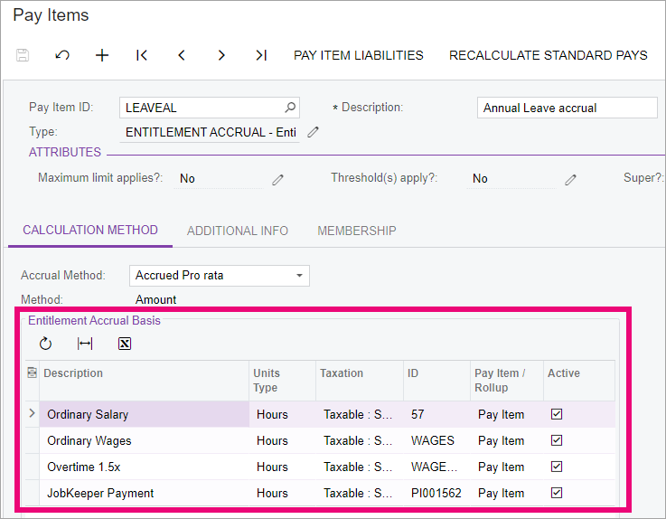 Setting up payroll expense allocation
